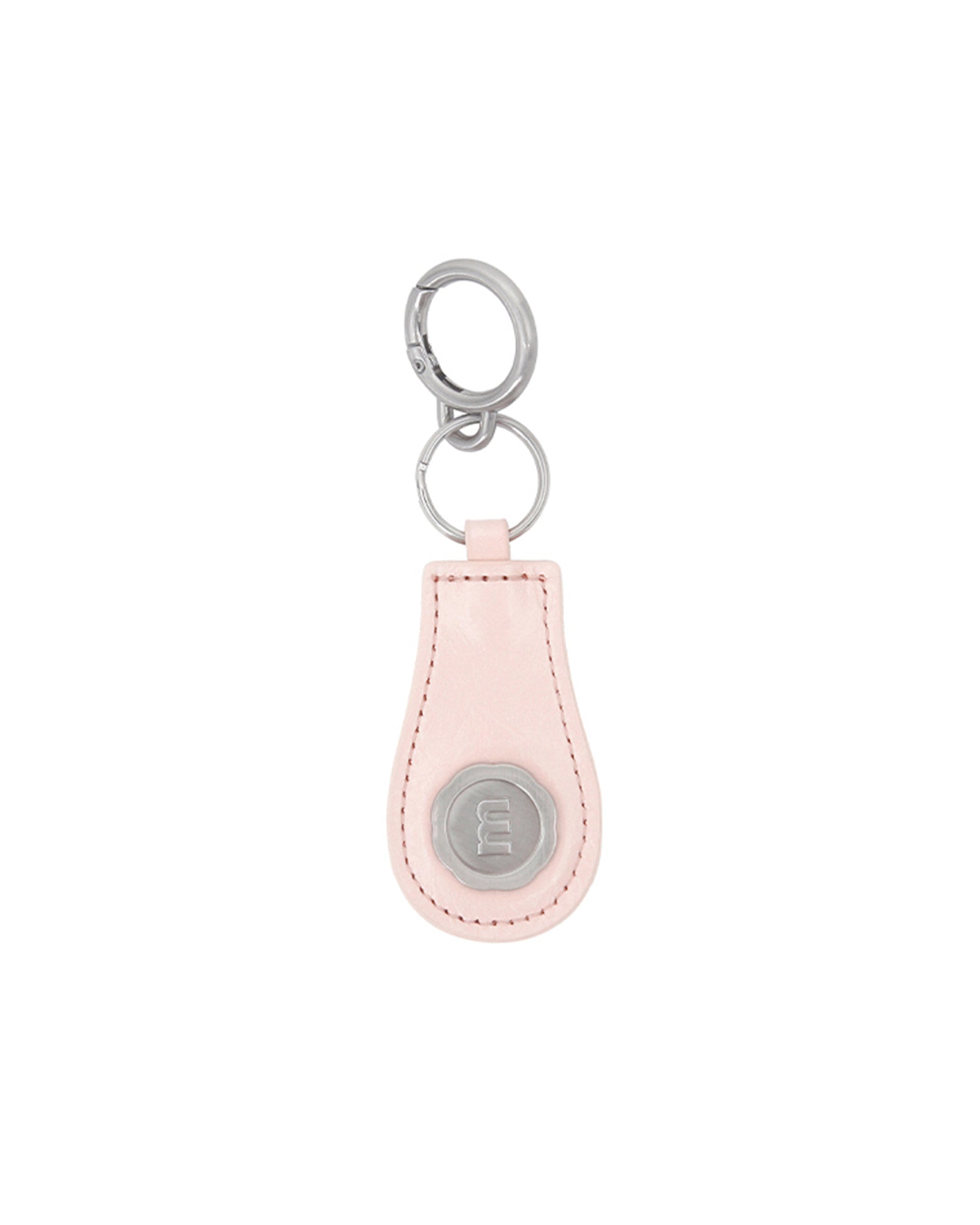 M Silver Logo Keyring – minitmute.jp